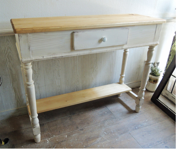 コンソールテーブル＊サイドボード 棚・シェルフ・ラック nikki-home 通販 10155625｜Creema(クリーマ)