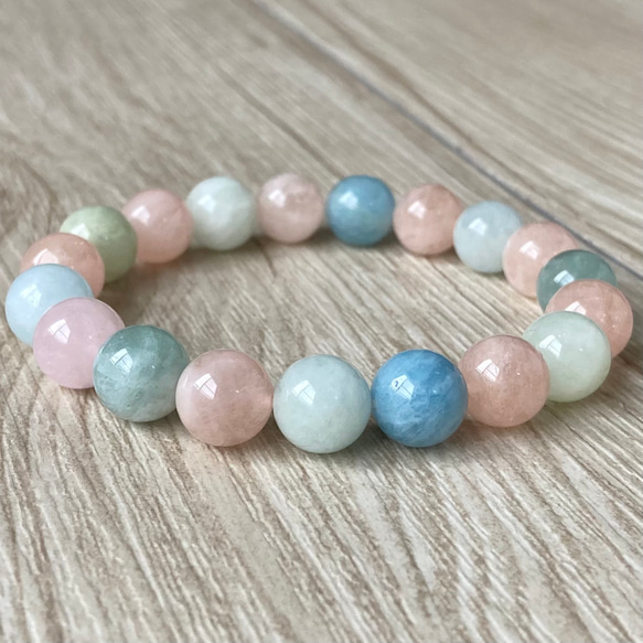 愛と癒しの天然石/ミックスベリル/パワー 天然石 ストーン ブレスレット ブレスレット フォーチュンストーン 通販 10252586 ...