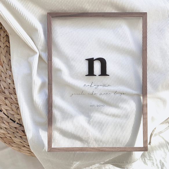 [family sign/クリア] 家族のお名前入り｜クリアポスター｜透明 写真・グラフィック trans. 通販 10720525 ...