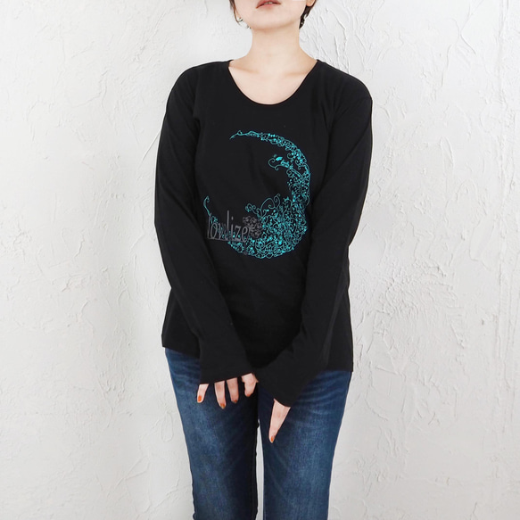おとなのロングTシャツ *sharon-Tee* ブラック Tシャツ Novelize‐T 通販 11167681｜Creema(クリーマ)