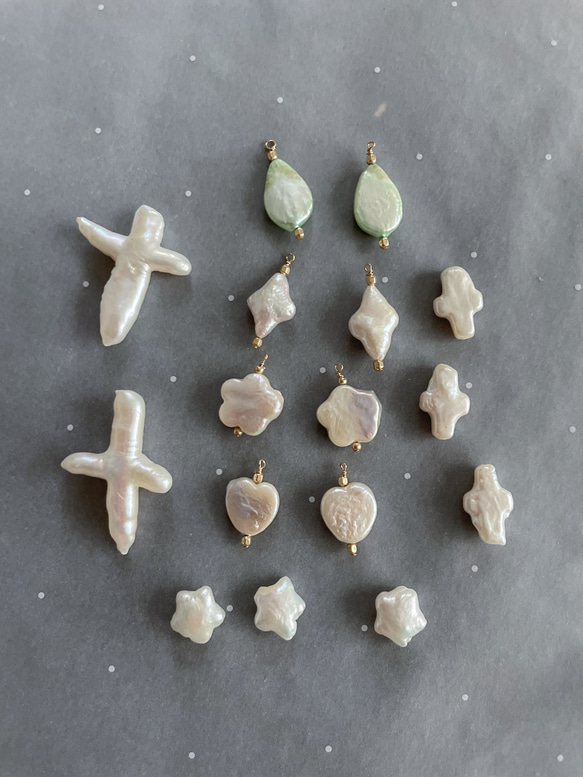 選べる♡ Freshwater Pearls Pierce* 淡水パール ピアス 14kgf ゴールド パールピアス ピアス（フック・チェーン ...