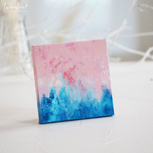 原画】抽象画 しだれ桜 10cm角 絵画 La couleur 通販 11459857 原画】抽象画 しだれ桜 10cm角 絵画 La couleur 通販 11459857
