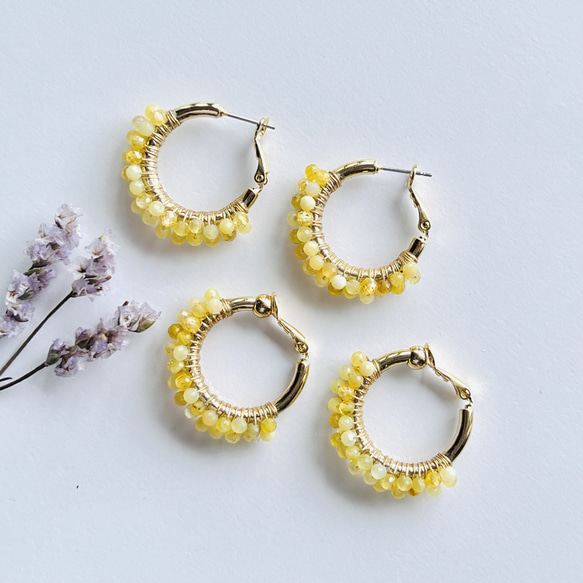 【再販】 夏色 フープピアス ステンレス ピアス（フープ） Jupitergogo 通販 11601744｜Creema(クリーマ)