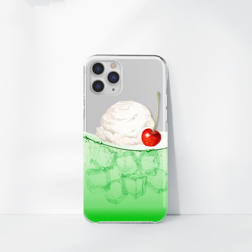 クリームソーダ クリアケース iPhoneケース スマホケース iPhone クリームソーダ クリアケース iPhoneケース スマホケース iPhone