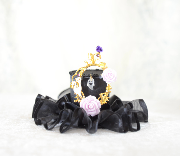 ミニハット（エレガンスハロウィン・シーツおばけ） ヘッドドレス（アクセサリー） 橘みつる 通販 12643566｜Creema(クリーマ)