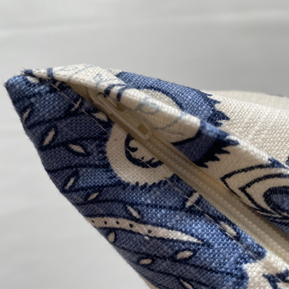 送料無料♡椅子生地の洋風座布団カバー(インディゴ)【1枚】 クッション・クッションカバー pino ピノ 通販 12651178｜Creema ...