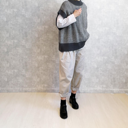 アンダードレスパンツ。ピーチ起毛コットン。ライトグレー。フリーサイズ。【受注製作】 ロングパンツ sonoiro 通販 12678087 ...