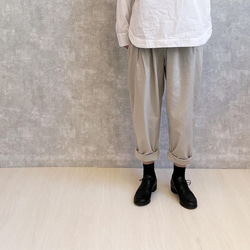 アンダードレスパンツ。ピーチ起毛コットン。ライトグレー。フリーサイズ。【受注製作】 ロングパンツ sonoiro 通販 12678087 ...