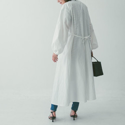 【型紙】ノーカラーのロングシャツワンピース(FBBL-02)パターン・レシピ付き 型紙 お名前ワッペンと型紙fleurbeni 通販｜Creema(クリーマ) 12698580