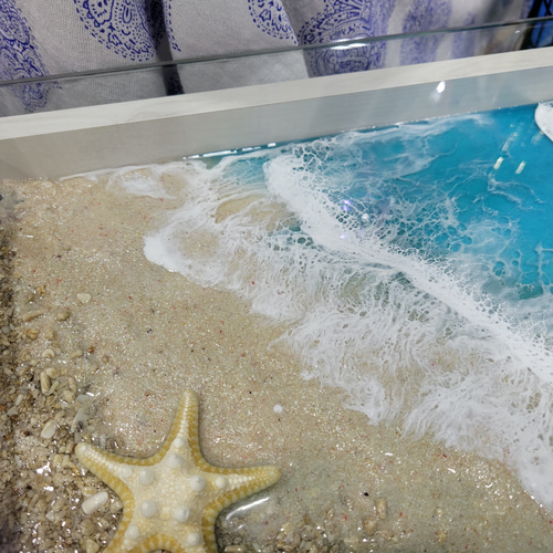 受注生産 海を感じるレジンテーブル ビーチラグーン 海を感じる 受注生産 海を感じるレジンテーブル ビーチラグーン 海を感じる
