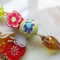 3153再販3 紅葉のうさぎ とんぼ玉のストラップ・バッグチャーム 携帯ストラップ 🌸はなはなあにまる🐇🎶 通販 12710635 ...