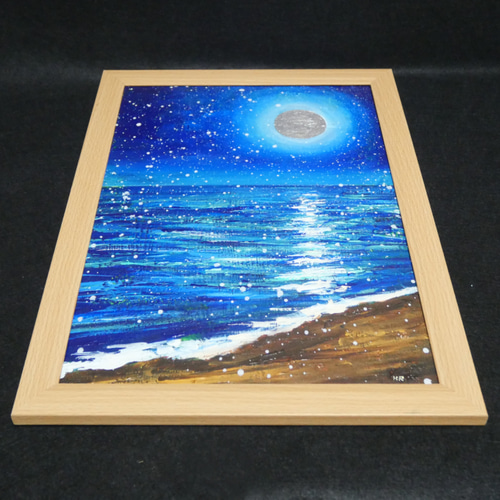 油絵 油彩 油彩画 絵 絵画【海雪の月】 絵画 HR 通販 12854236 油絵 油彩 油彩画 絵 絵画【海雪の月】 絵画 HR 通販 12854236