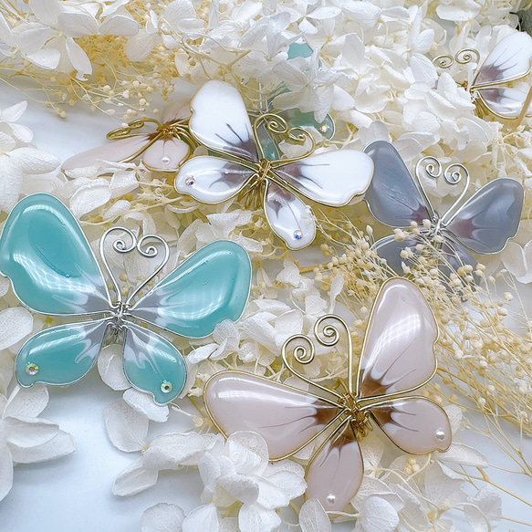 Flowシリーズ 蝶々のイヤーカフ（M） イヤーカフ L'Atelier Eclair 通販 12915688｜Creema(クリーマ)