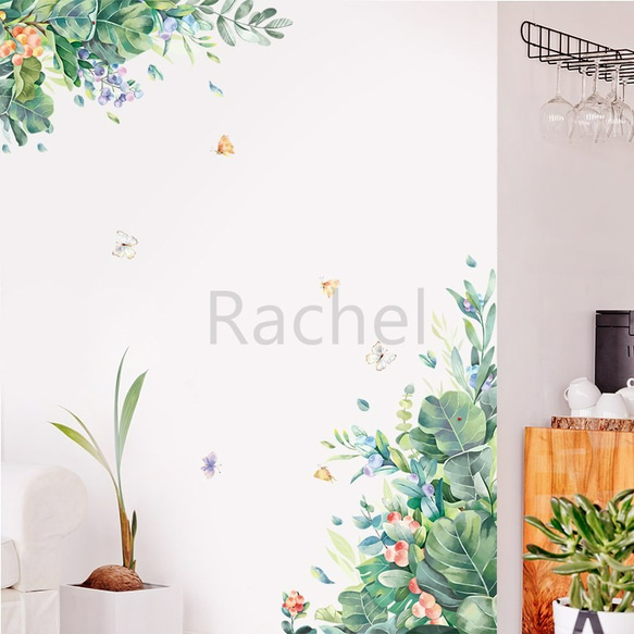 ウォールステッカーF14 緑 模様替え インテリアシール 送料無料 ウォールステッカー・ウォールデコ Rachel ' Interior 通販 ...