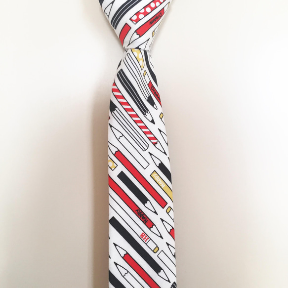 【アカウント引越し記念セール！】鉛筆柄ネクタイ《ハンドクラフトネクタイ》 ネクタイ・蝶ネクタイ TieSocietyJapan 通販 ...