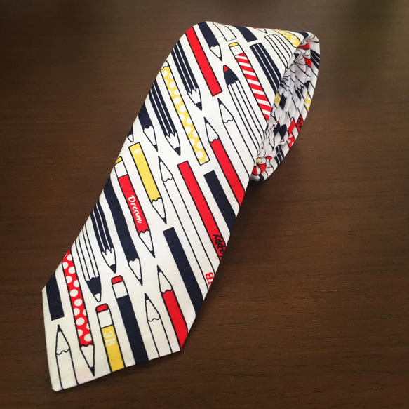 【アカウント引越し記念セール！】鉛筆柄ネクタイ《ハンドクラフトネクタイ》 ネクタイ・蝶ネクタイ TieSocietyJapan 通販 ...