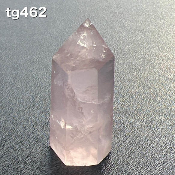 ローズクォーツ ポイント 46mm ポイント tg462 天然石 pinky 通販 13154554｜Creema(クリーマ)