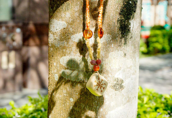 サリーネックレス ネックレス・ペンダント ikkonzòmè 一斥染 通販｜Creema(クリーマ) 13164188