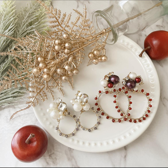 brilliare~ﾌﾞﾘﾗｰﾚ~ イヤリング・ノンホールピアス Rocco 通販 13168770｜Creema(クリーマ)