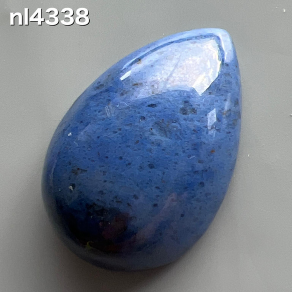 デュモルチェライト 33ミリ ティアドロップルース nl4338 天然石 pinky 通販｜Creema(クリーマ) 13199675