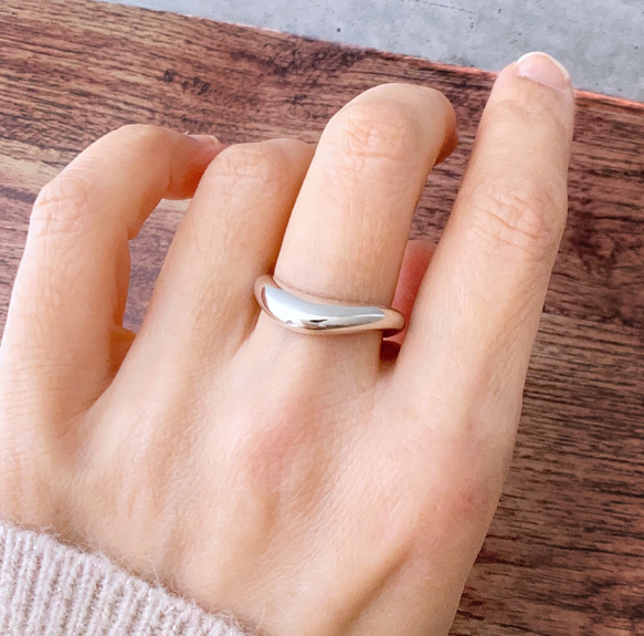 melt / silver925 指輪・リング neuf 9° 通販 13223803｜Creema(クリーマ)