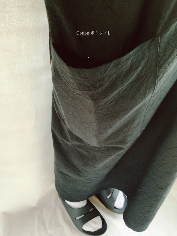 2026年1月中旬納品 エプロンロング クロス ホワイト他。全9色。 エプロン アメメ 通販 13230028｜Creema(クリーマ)