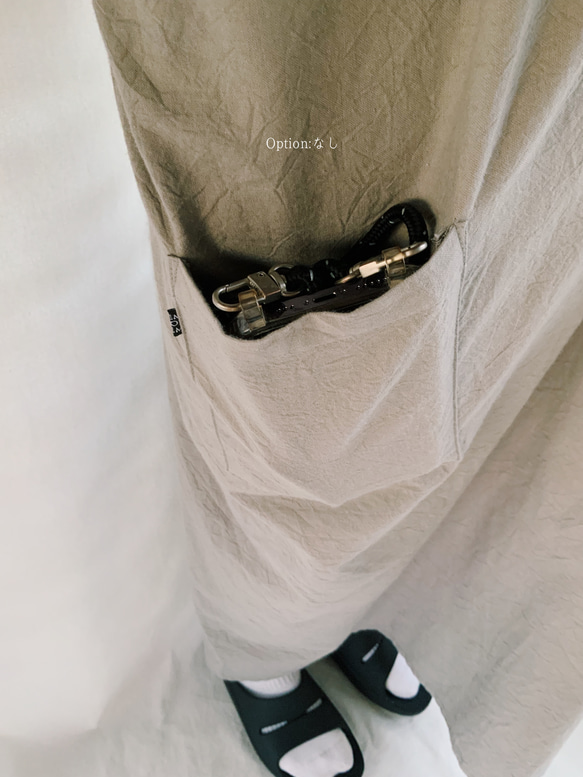 2025年11月下旬納品 エプロンロング クロス（スモーキーグレー/ブラウン/ダークネイビー) エプロン アメメ 通販 13230028 ...