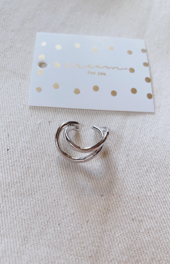 セレクトイヤーカフ イヤーカフ cream 通販 13230777｜Creema(クリーマ)