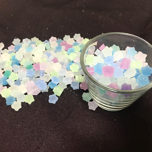 ブルー系こんぺいとうキャンドル キャンドル・キャンドルホルダー C candle 通販 13235012｜Creema(クリーマ)