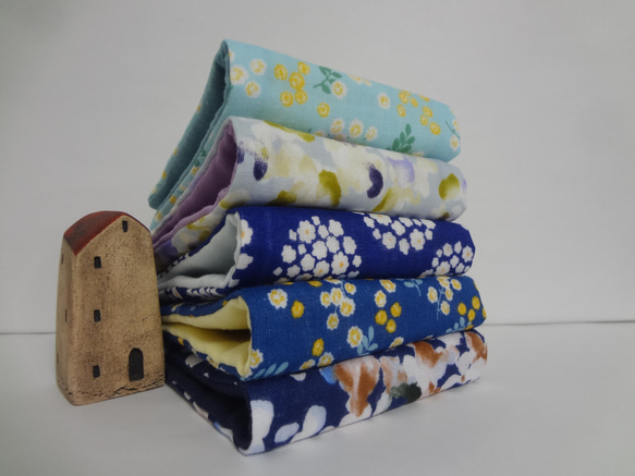 花*760*やわらかガーゼハンカチ*5枚セット ハンカチ・手ぬぐい oab789 通販 13254620｜Creema(クリーマ)