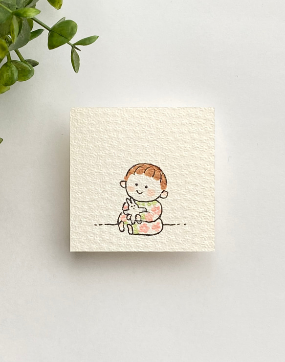 うさぎ-ファーストヘアカットイラスト 雑貨・その他 kimitotsuki 通販｜Creema(クリーマ) 13263328