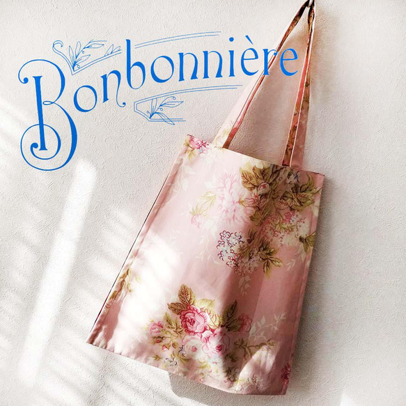 ダブルポケットトートバッグ★ロココフラワー トートバッグ hm0101 通販 13270232｜Creema(クリーマ)