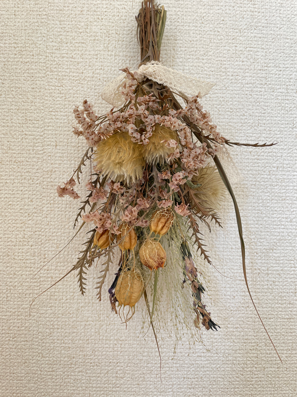 dried flower swag スワッグ upis 通販 13297956｜Creema(クリーマ)