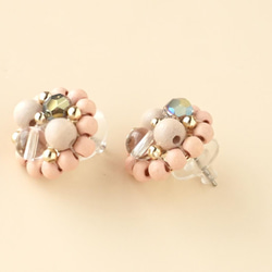 キノヌクモリピアス/桜ピンク/受注生産 ピアス（スタッド・一粒） ヒ マ リ 通販 13313343｜Creema(クリーマ)