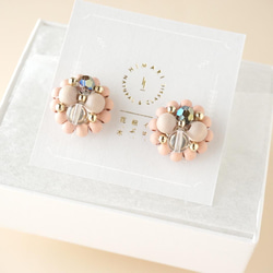 キノヌクモリピアス/桜ピンク/受注生産 ピアス（スタッド・一粒） ヒ マ リ 通販 13313343｜Creema(クリーマ)