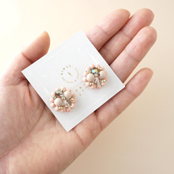 キノヌクモリピアス/桜ピンク/受注生産 ピアス（スタッド・一粒） ヒ マ リ 通販 13313343｜Creema(クリーマ)