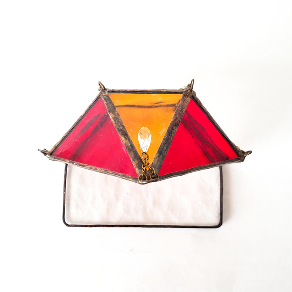 ステンドグラス アンティーク調キャンドルホルダー サーカステント レッド×オレンジ キャンドル・キャンドルホルダー 恋するカメレオン 通販 ...