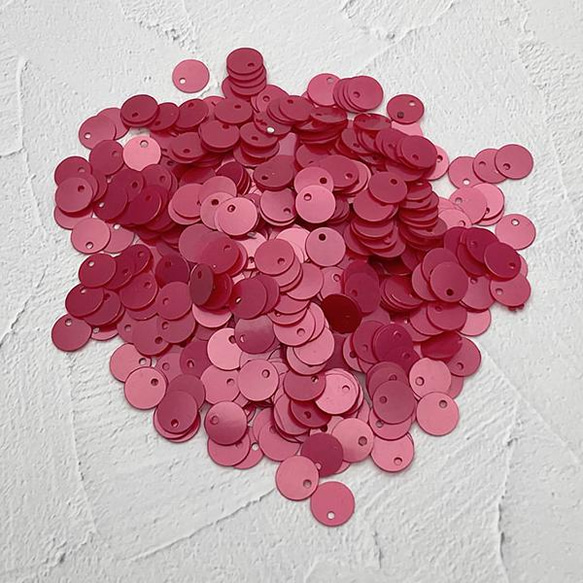 SpangleTopホール「チェリーポップ」パール加工6mm 8g SP141-Che6 ビーズ刺繍オートクチュール刺繍 その他素材 ...