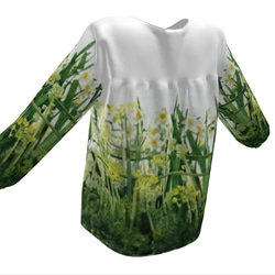 XXS～7XL 水彩フラワーブラウス 水仙と菜の花 ブラウス AYAKO TSUGE STUDIO 通販 13330744｜Creema(クリーマ)