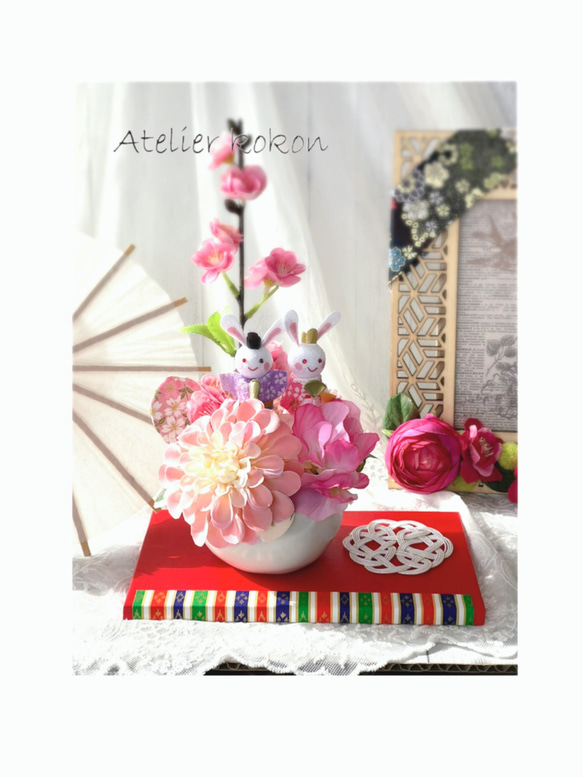 ちりめんうさぎのひな祭り その他インテリア雑貨 Atelier kokon 通販｜Creema(クリーマ) 13333985