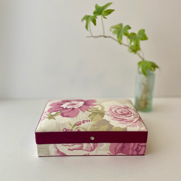 アクセサリーケース 布箱 イングリッシュローズ カルトナージュ その他インテリア雑貨 nunobako 通販 13334043｜Creema ...