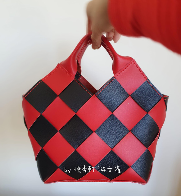 エクセレントスアン〜スペインコントラストカラーウーブンバッグ（バッグにナイロン防水バッグを含む）これだけ ハンドバッグ 優秀軒 通販 ...