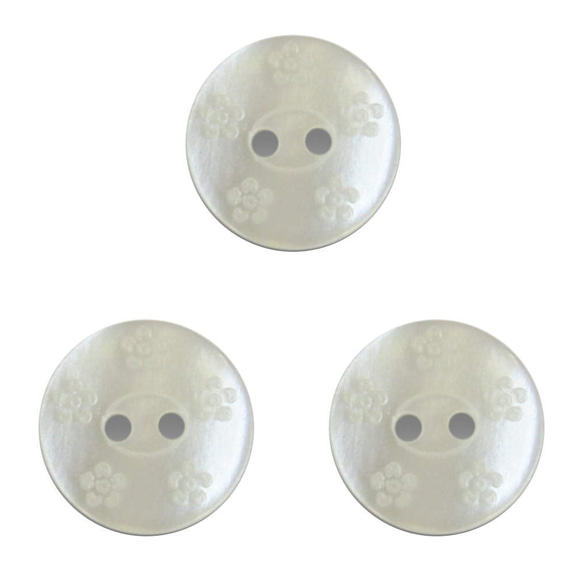 Sale* ドイツ製プラスチックボタン 5フラワーS 3個 11mm KP 花 レトロ B-2538 ボタン totalitat 通販 ...