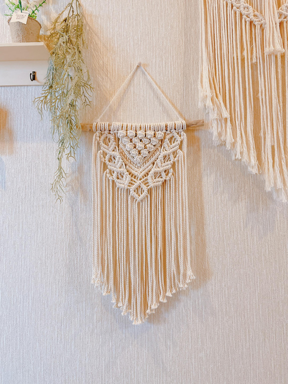ナチュラルマクラメタペストリー その他インテリア雑貨 ameri macrame 通販｜Creema(クリーマ) 13351425