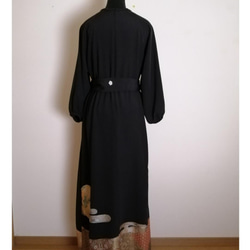 着物リメイク ロングドレス ハンドメイド ワンピース さらあお 通販 13365865｜Creema(クリーマ)