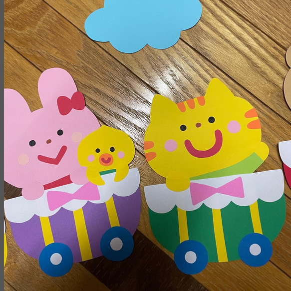 汽車＊壁面飾り 型紙 める 通販 13367950｜Creema(クリーマ)