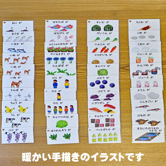 ものの数え方カード 説明書付き 1～5の数の学習にも おもちゃ・人形 C&T数とことばの教材の手作り工房 通販 13368945｜Creema ...