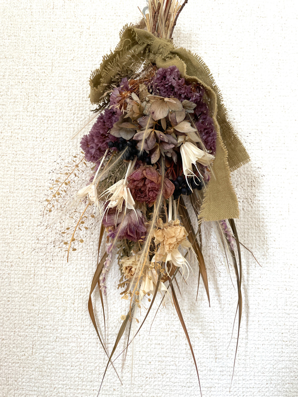 dried flower mini swag スワッグ upis 通販｜Creema(クリーマ) 13372386