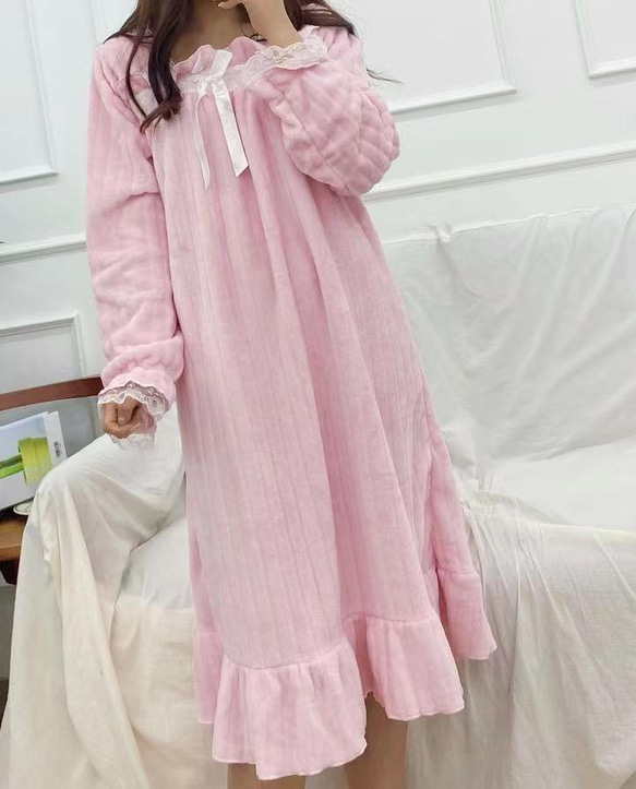 【Again My Life】かわいいピンクリボン ワンピース パジャマ その他ファッション AgainMyLife 通販 13393889 ...