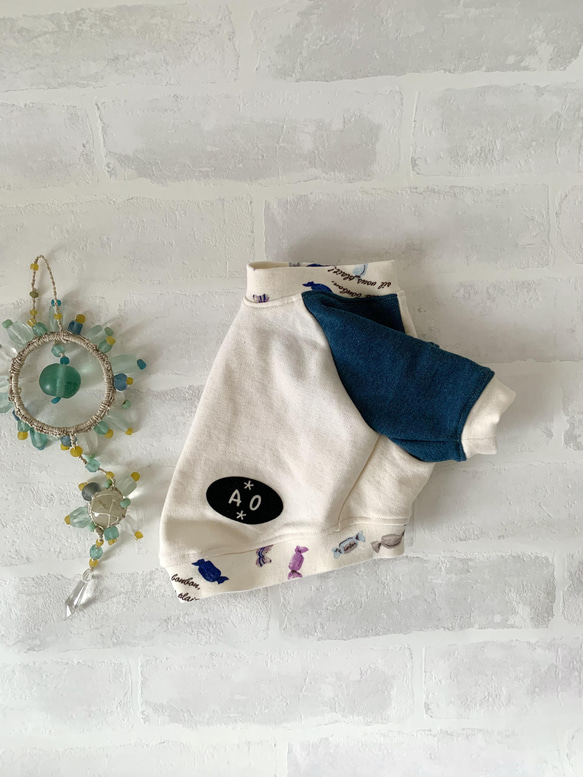 名入れ！キャンディトレーナー ネイビー ペット服・アクセサリー Garden blue 通販 13432895｜Creema(クリーマ)